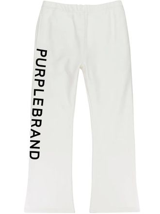 Purple pantalon de jogging &eacute;vas&eacute; White en polaire - Tons neutres