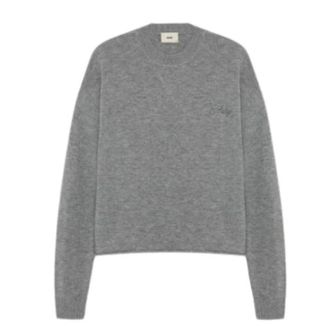 Autry Pull &agrave; col rond - Homme - Pulls - Gris - Taille: M