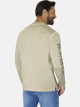 Jan Vanderstorm Langarmshirt JASIR mit &Auml;rmel- und Frontprint