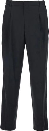 Calvin Klein Homme, Pantalons, Noir, Taille: W33 Travel Twill Wide Leg Trouser