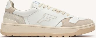 Faguo Baskets en cuir blanc