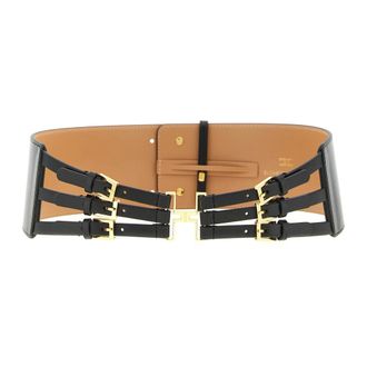 Elisabetta Franchi unisex, Accessoires, Noir, Taille: S Ceinture taille haute