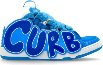 Lanvin Homme, Chaussures, Bleu, Taille: 42 EU Curb Baskets