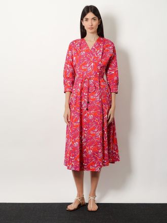 Max Mara Womens Dress Mxmcamino Red Cotton