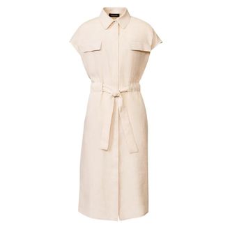 Fabiana Filippi Patch Pocket Belted Dress - - Dresses - Damen - Beige - L