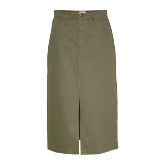 Saint Tropez IluSZ Jeansrock - - Skirts - Damen - Gr&uuml;n - M