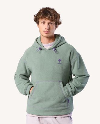 Faguo Sweat &agrave; capuche vert clair