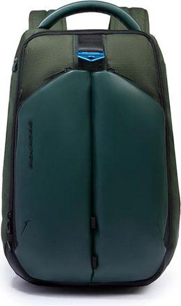 Piquadro unisex, Sacs, Vert, Taille: ONE Size Travel backpack for laptop 14