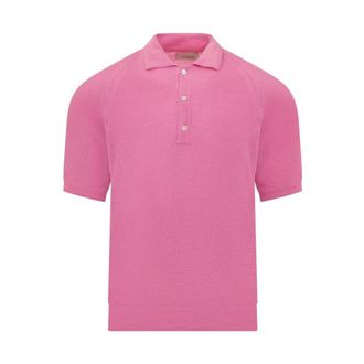 Laneus Klassische Polo-Shirt-Kollektion - - Tops - Herren - Rosa - S