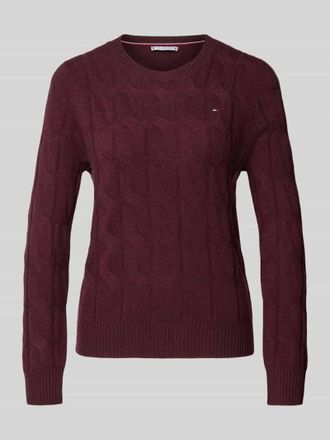 Tommy Hilfiger Regular Fit Strickpullover aus reiner Wolle