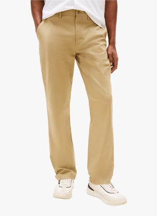 Tommy Hilfiger Pantalon droit en coton m&eacute;lang&eacute;