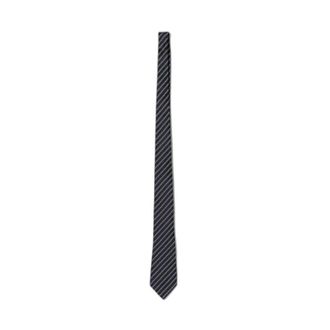 Ermenegildo Zegna Seidenkrawatte mit Streifen - - Accessories - unisex - Blau - ONE SIZE