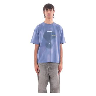 Misbhv Misbhv, Homme, Tops, Bleu, Taille: XL Lsd Ocean Wash Tee