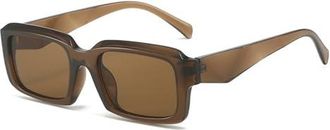 Generic Lunettes De Soleil Dext&eacute;rieur &Agrave; Petite Monture For Hommes, For Les Vacances, D&eacute;placements Quotidiens Et Le Sport(Brown)
