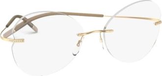 Silhouette unisex, Accessoires, Jaune, Taille: 52 MM TMA The Icon Gold Edition