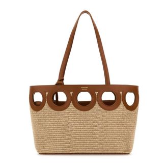 Ferragamo Raffia Shopping Bag - - Bags - Damen - Beige - ONE SIZE