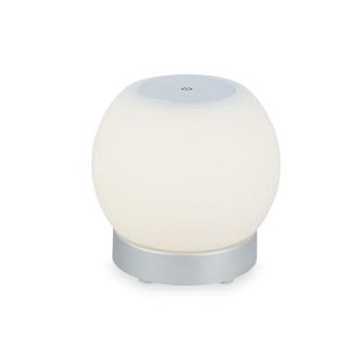 Briloner LED Tischlampe kabellos mit Touch, dimmbar in Stufen, Glasschirm, Nachttischlampe, Leselampe, LED lampe, Campinglampe, Tischleuchte, Akku Lampe, Outdo