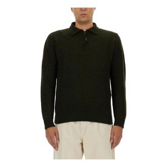 Aspesi Homme, Pulls, Vert, Taille: XL M171 Wool Crewneck