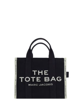 Marc Jacobs Womens Tote Handbag The Medium Black Cotton Handbags Hand Bags