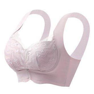 Generic Soutien Gorge Invisible Soutien Gorge sans Armature Brassiere Femme sans Armature Grande Taille D&eacute;collet&eacute; V Profond Seamless Fin Poitrine G&eacute;n&eacute;reuse Ef