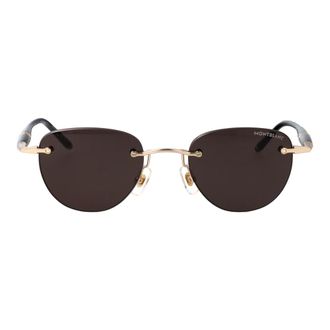 Montblanc Mb0412S Sonnenbrille - - Accessories - unisex - Schwarzk - 48 MM