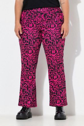 Angel Of Style Schlupfhose Hose Schlag Scubajersey Smileys