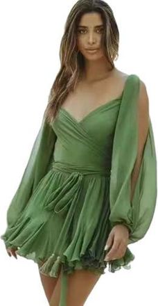 Generic Sexy Off Shoulder Mini Dress Women Long Sleeve Female Dresses Summer Fashion Party Club Holiday Beach Leisure