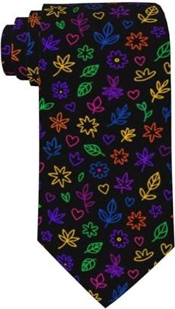 Generic Lignes De Feuilles Cravates Polyvalente Cravates Hommes Élégante Cravatte Pour Célébrations Accessoires Bureau