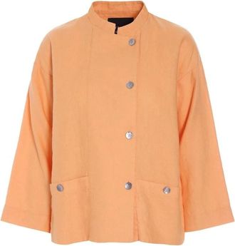Bitte Kai Rand Femme, Vestes, Orange, Taille: 36 FR Veste Courte en Lin
