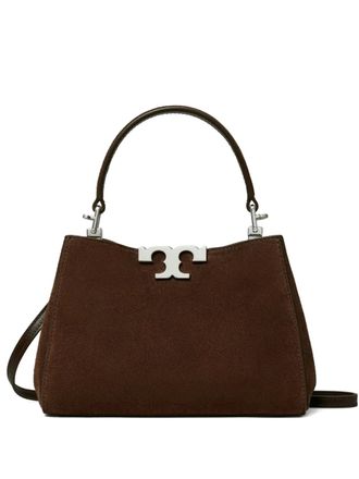 Tory Burch mini sac &agrave; bandouli&egrave;re Eleanor - Marron