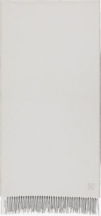 Calvin Klein Echarpe r&eacute;versible &agrave; bords frang&eacute;s