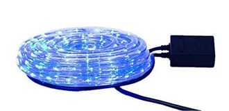 Viscio Trading Haus und xristmas LED Tube warmwei&szlig;, Kunststoff, wei&szlig;, 4800 x 3 x 3 cm