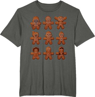 Star Wars Weihnachten Star Wars Christmas Gingerbread Characters T-Shirt