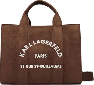 Karl Lagerfeld Handtasche KARL LAGERFELD B4W30373 Dunkelbraun
