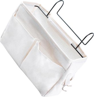 Valiclud Hängende Aufbewahrungstasche Bett Organizer Handy Aufbewahrungstasche Studentenset Weiß Für Schlafsaal Nachttisch Schrank Kleinteile Praktisch Vielsei