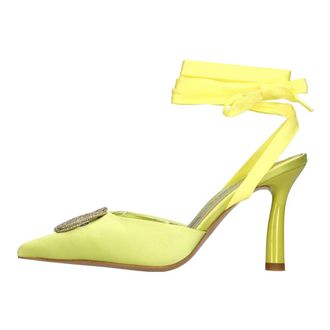 Emanuelle Vee Satin Slingback Pumps - - Shoes - Damen - Gr&uuml;n - 38 EU