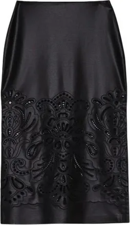 Ermanno Scervino Femme, Jupes, Noir, Taille: 42 FR Jupe Midi