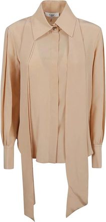 Chlo&eacute; Femme, Blouses et Chemises, Beige, Taille: 34 FR Chemises &Eacute;l&eacute;gantes Ht78