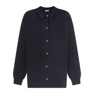 Aspesi Klassischer Kragen Cardigan - - Knitwear - Damen - Schwarzk - L