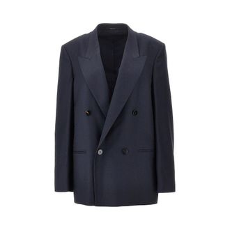 Gucci Light wool double-breasted jacket Woman 40