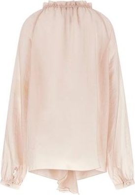 Guess Chemise &agrave; volants en coton m&eacute;lang&eacute;