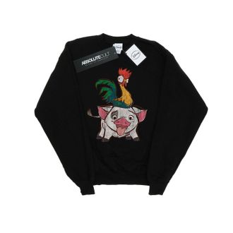 Disney Moana Hei Hei And Pua Sweatshirt f&uuml;r Herren (Schwarz)