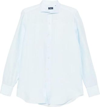 Finamore Homme, Chemises, Bleu, Taille: 2XL 1925 Napoli Shirt