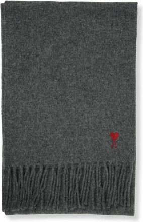 Ami Homme, Accessoires, Gris, Taille: ONE Size Ami de Coeur Scarf