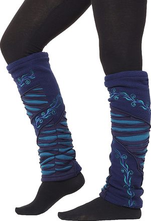 Purewonder Damen Stulpen Beinstulpen Beinw&auml;rmer Modell Nr. 26 Blau