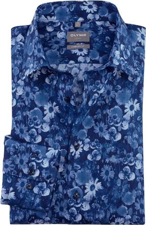 Olymp Olymp, Homme, Chemises, Bleu, Taille: 8XL Luxor Shirt