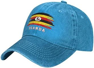Generic Sun Protection Casquettes Drapeau De LOuganda Ougandais L&eacute;ger Pare-Soleil Casquette S&eacute;chage Rapide Visiere pour Randonn&eacute;e Festivals Entra&icirc;nements