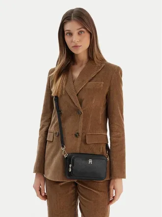 Tommy Hilfiger Handtasche Th Icon Camera Bag AW0AW18120 Schwarz