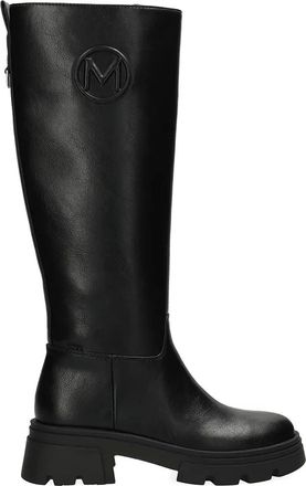 Mexx logo plaque boots - Schwarz