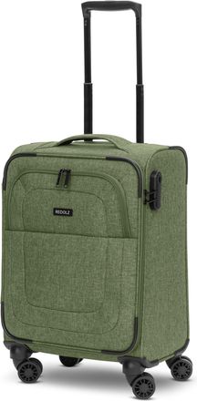 Redolz Cabin Weichschalen Kabinen-Koffer | Leichter Trolley mit 4 Doppelrollen f&uuml;r Damen & Herren 37 x 23 x 55 cm (Essentials 12)